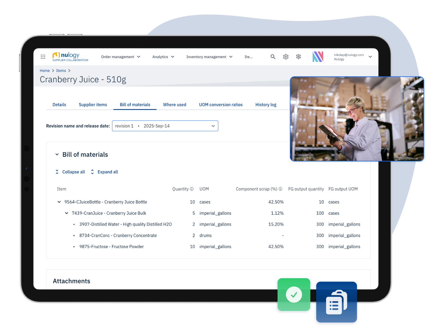 BOM Management - Nulogy Software Solutions