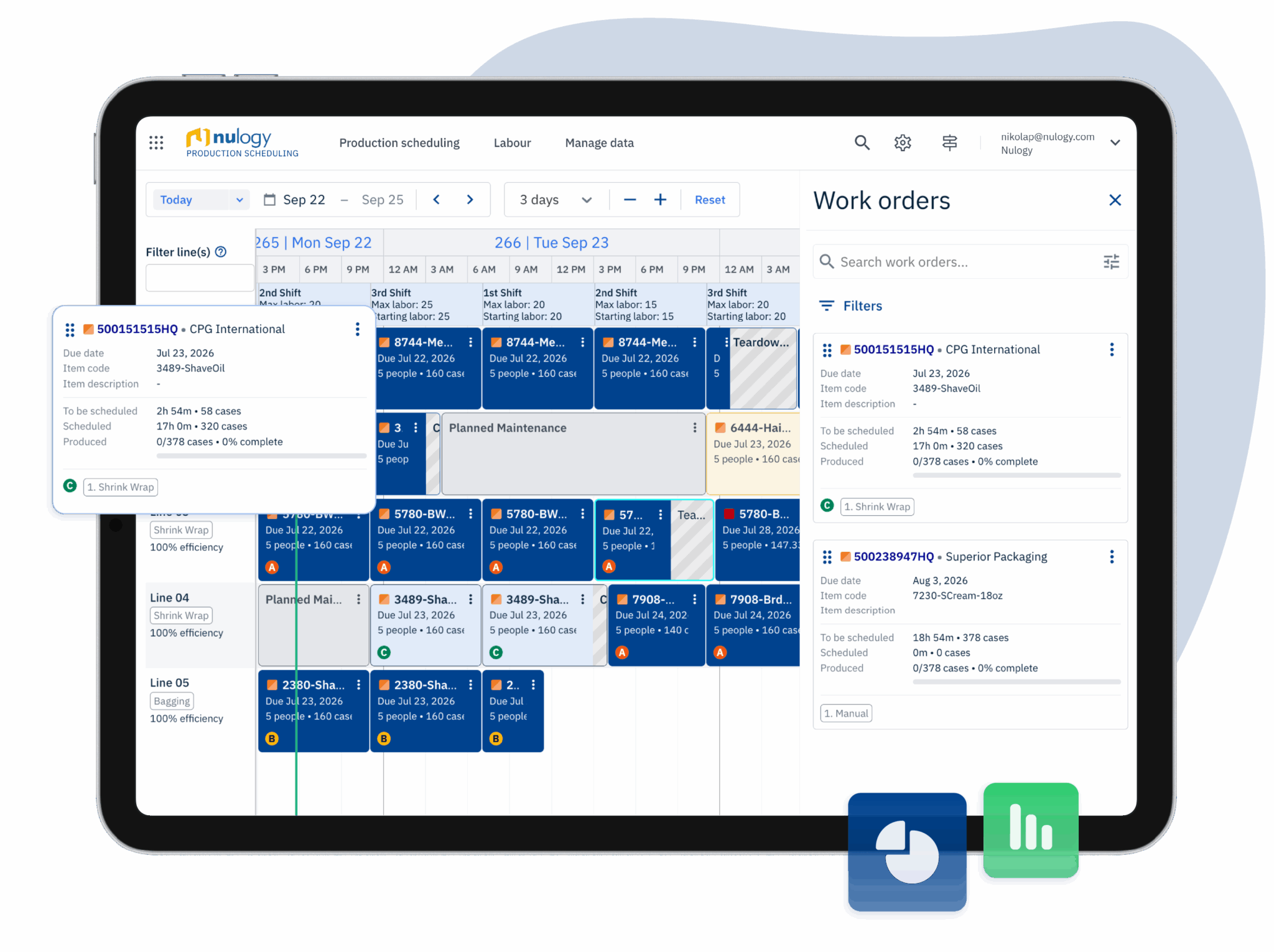 Production Scheduling - Nulogy Software Solutions
